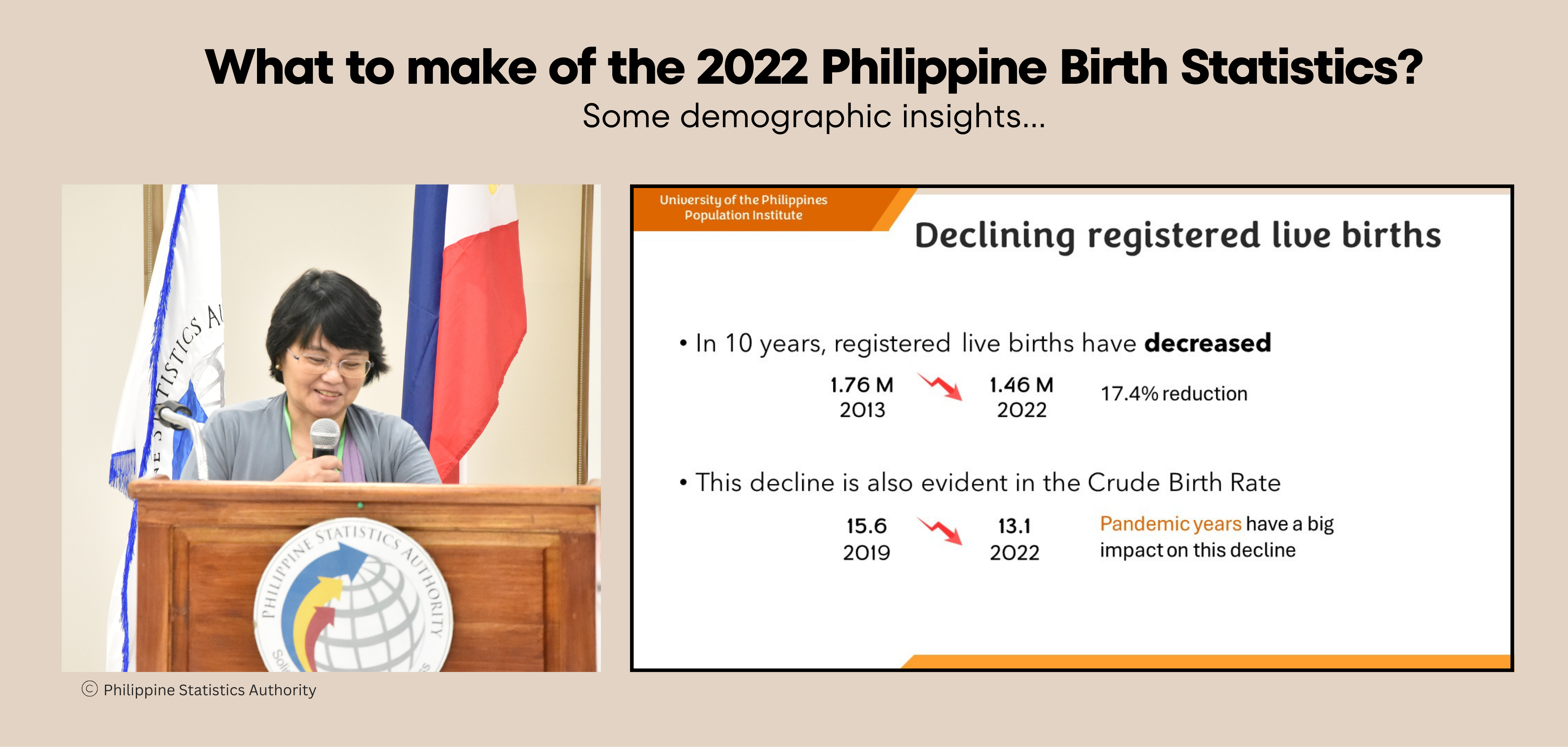 What to make of the 2022 Philippine Birth Statistics? | UP Population ...